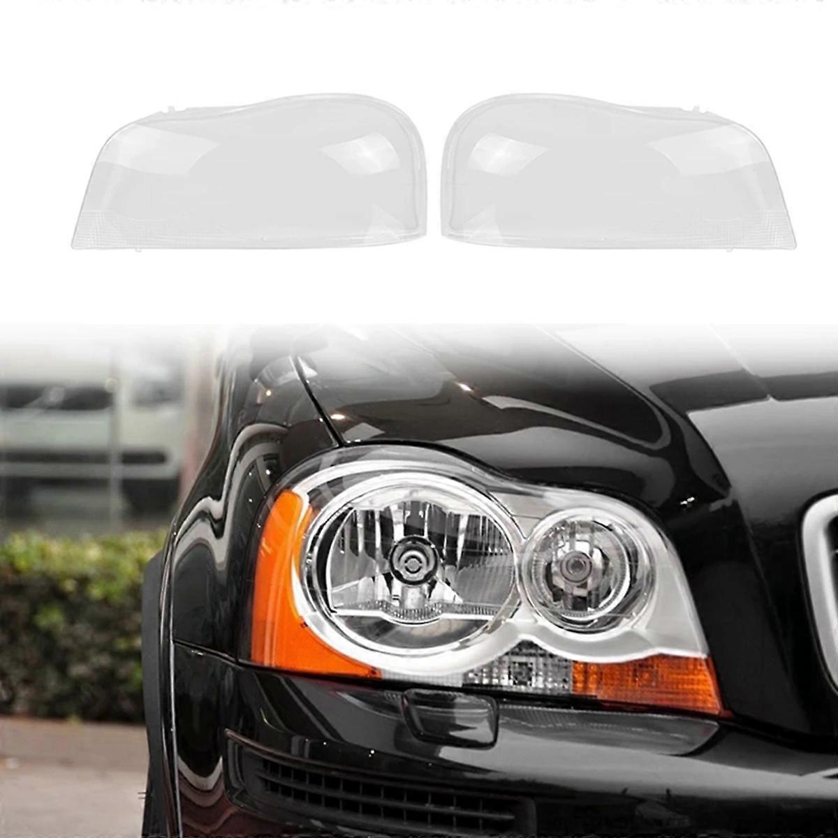 For - XC90 2004-2013 Car Transparent Lampshade Head Light Lamp Cover Glasses Lamp Shade ...