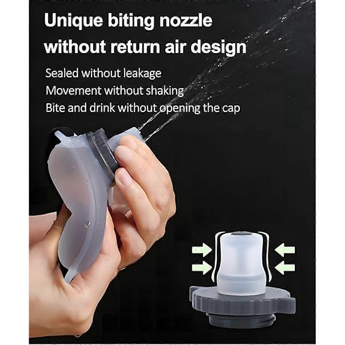 7 Oz Portable Water Bottle,Adjustable Wrist Water Bottle Leakproof ...