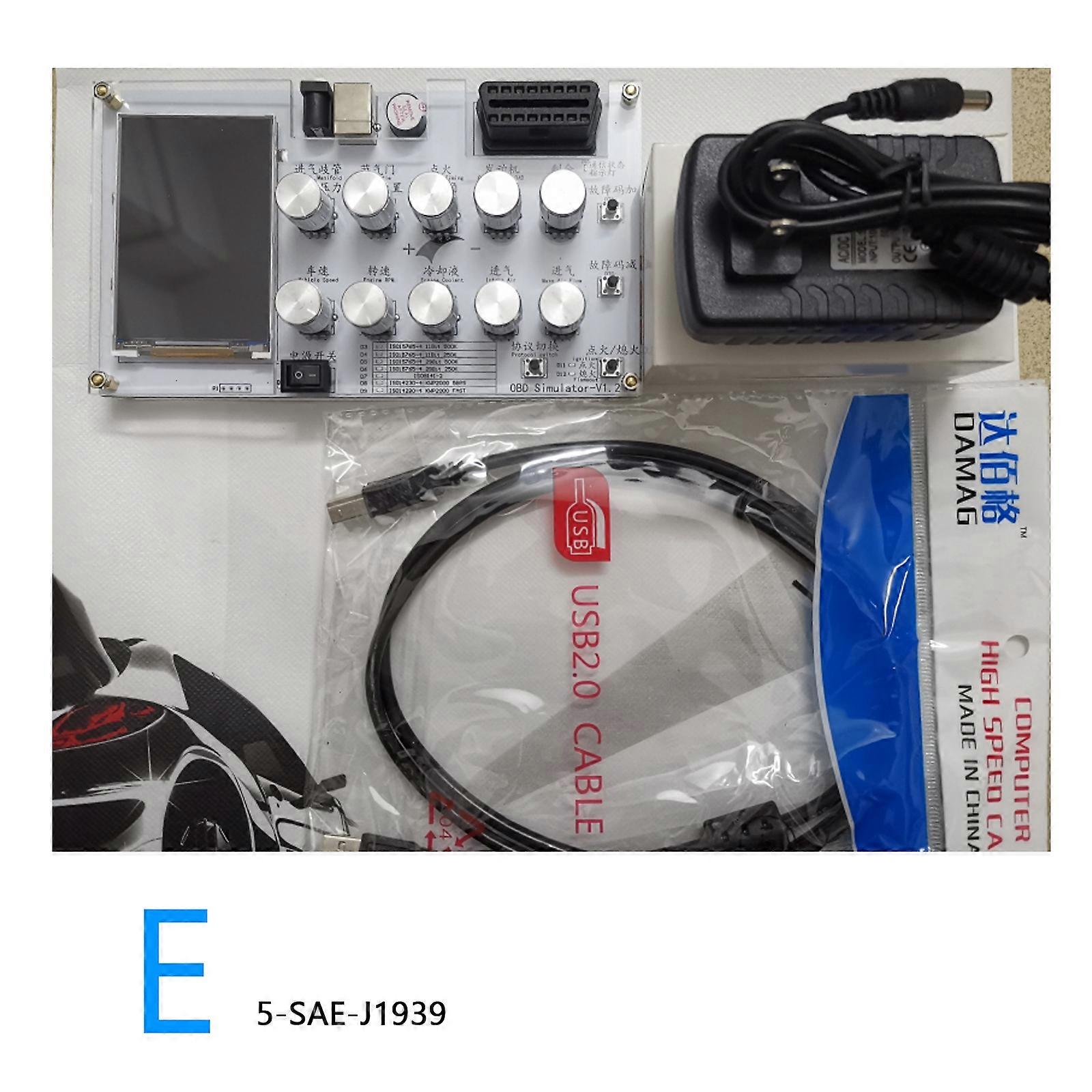 Car ECU Simulator/OBD Simulator/J1939/OBD II/ELM327 Development Test ...