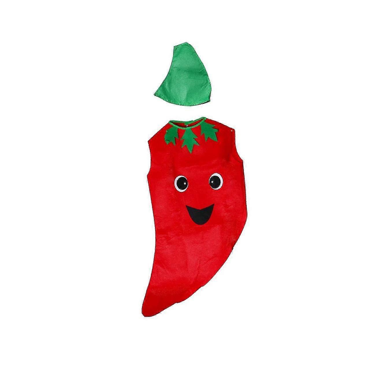 1/2/3 Kids Boy Girl Chilli Suit For Children's Day Party Costume Fruit ...