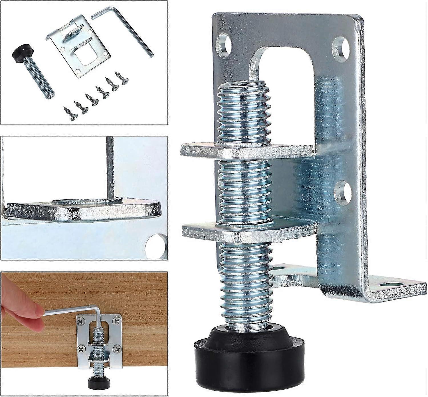 4 Packs Heavy Duty Adjustable Furniture Leveling Feets L Shaped ...