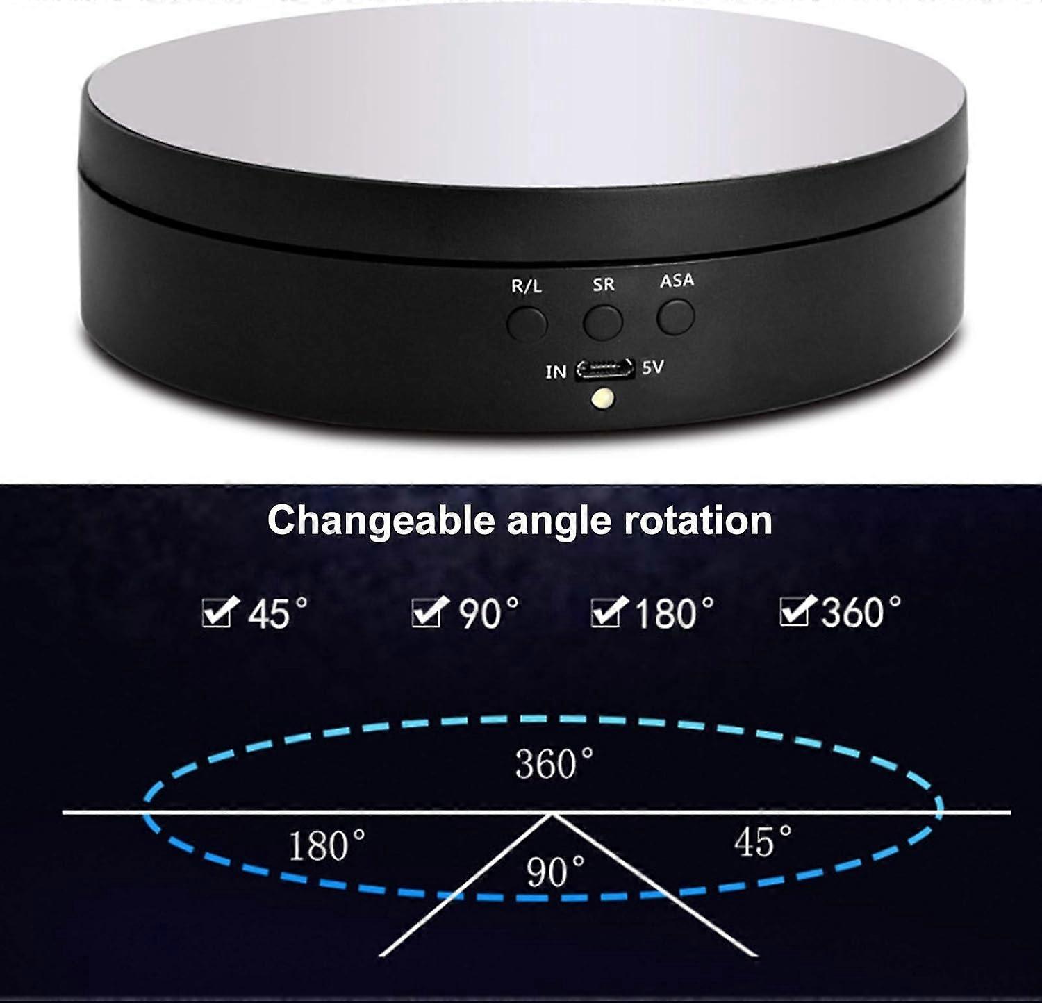 360 Degree Electric Rotating Turntable for Photography, Display Rack ...