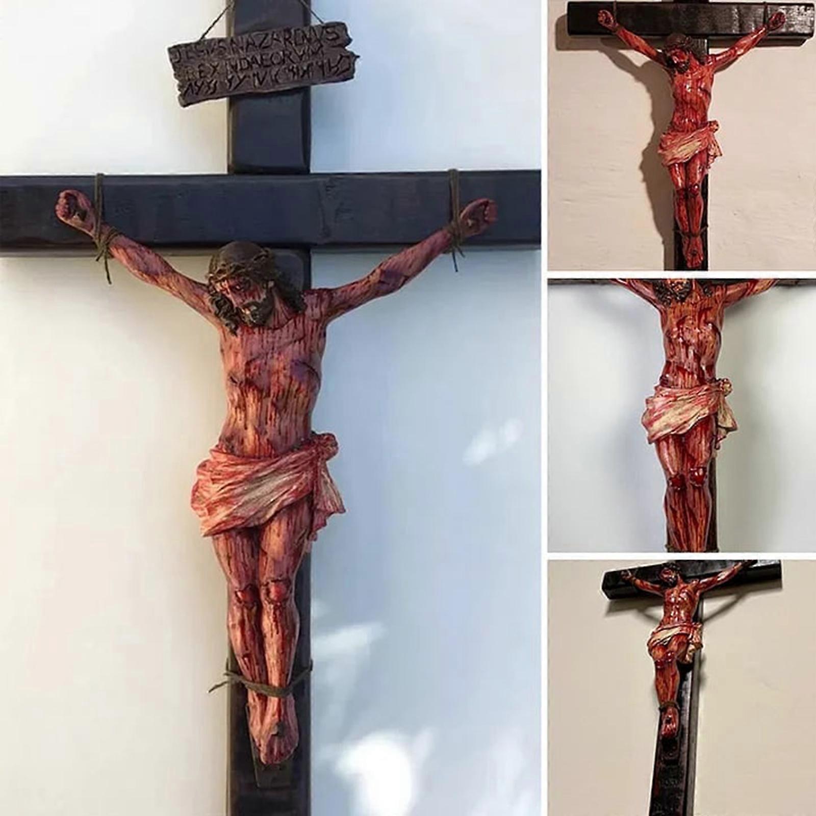 Realistic Crucifix Christ Wound For Meditation, Wall Cross, Domestic ...