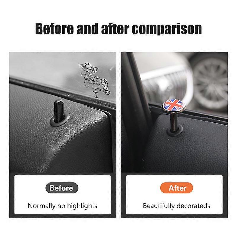 2pcs Metal Car Door Bolt Lock Pin for Mini Cooper R55 R56 R60 F54 F55 ...