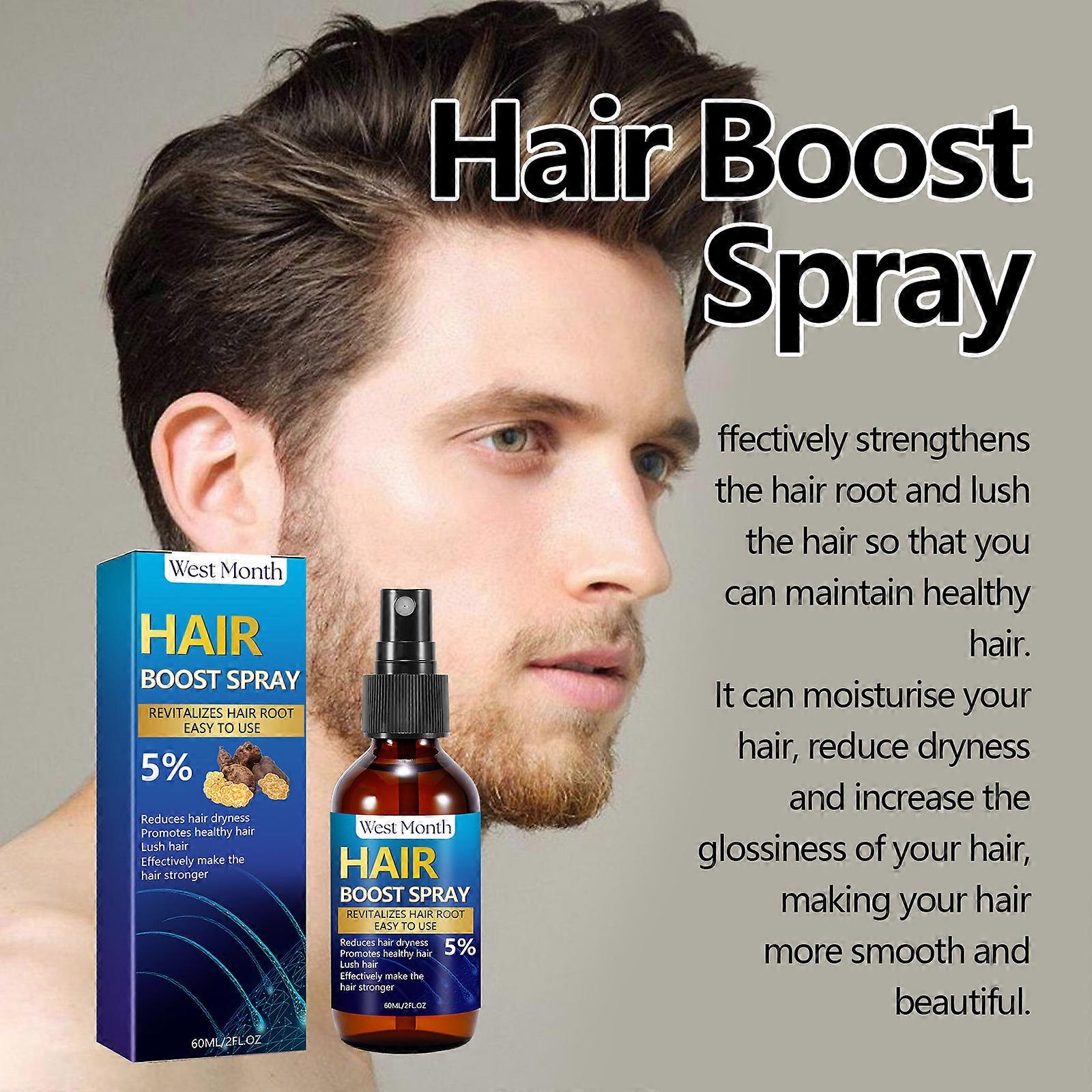 60ml Hair Boost Spray, Hair Growth Spray, Hair Regrowth Treatment Serum ...