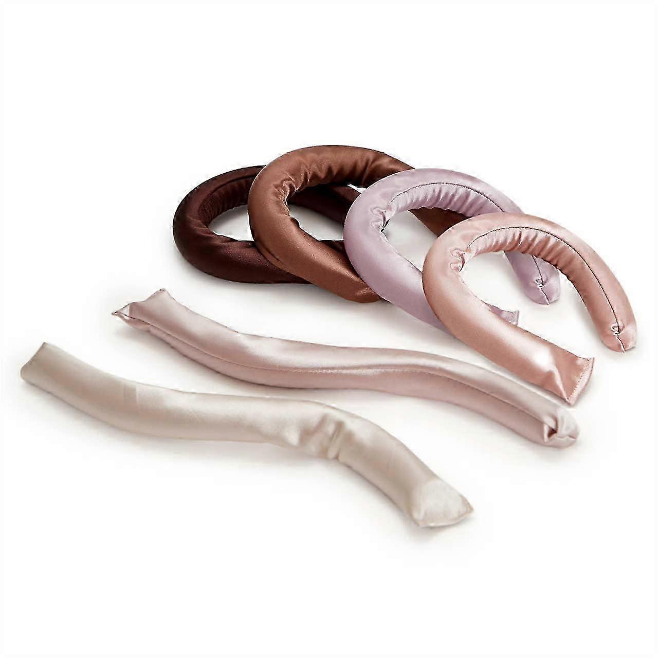 Heatless Hair Curler - Satin Covered Heatless Hair Curlers for Long ...