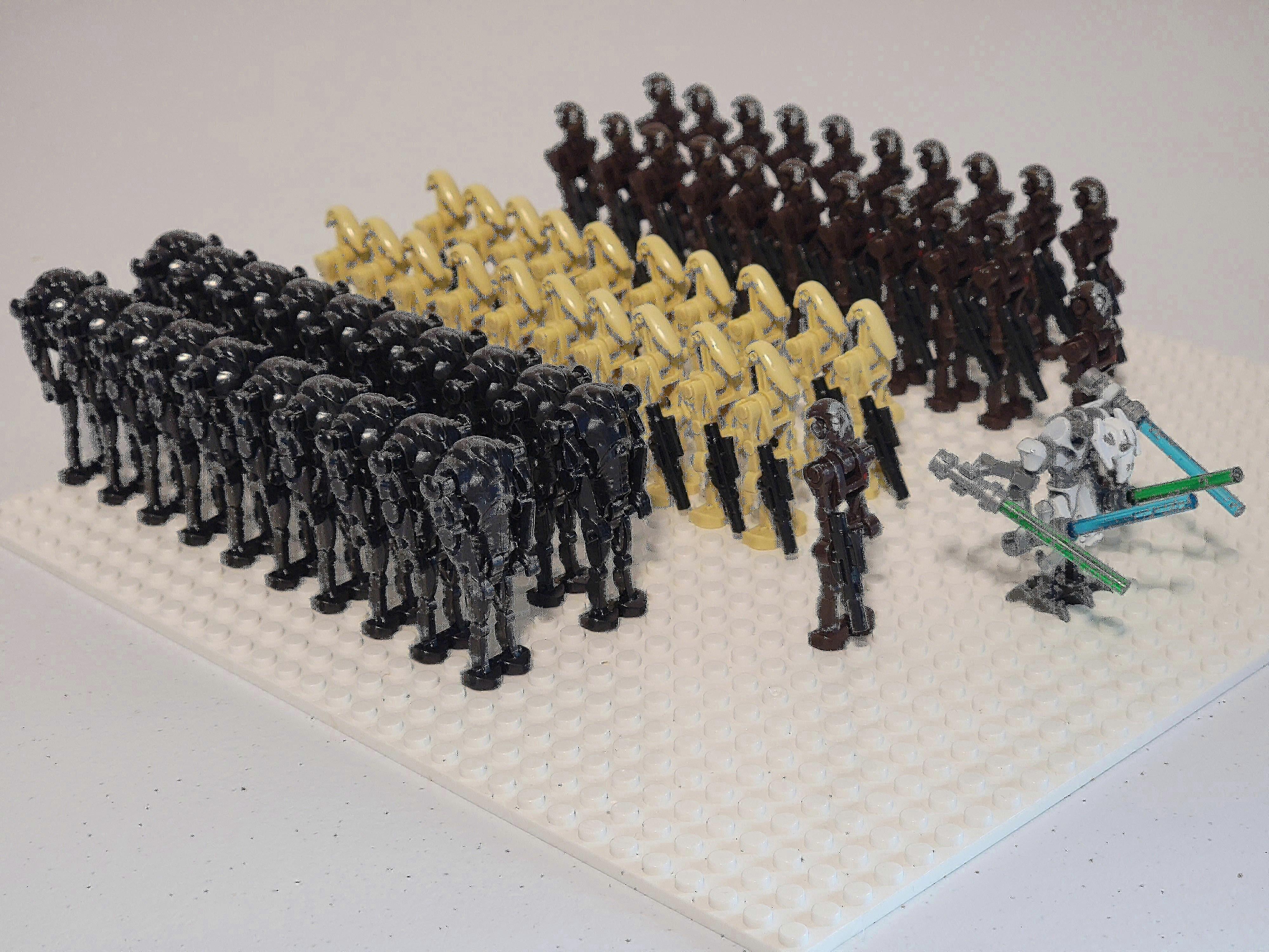 Star Wars Battle Droids Army Custom Set 63pcs Commando Droids Super ...
