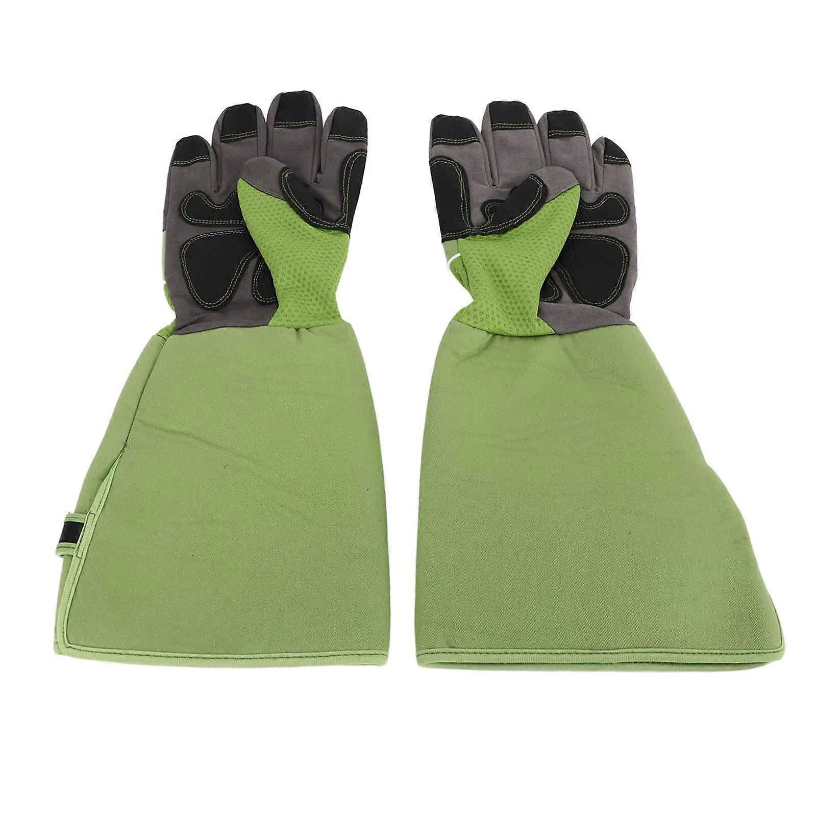 1Pair Cut Resistant Garden Gloves Long Thorn Proof Gardening Gloves for ...