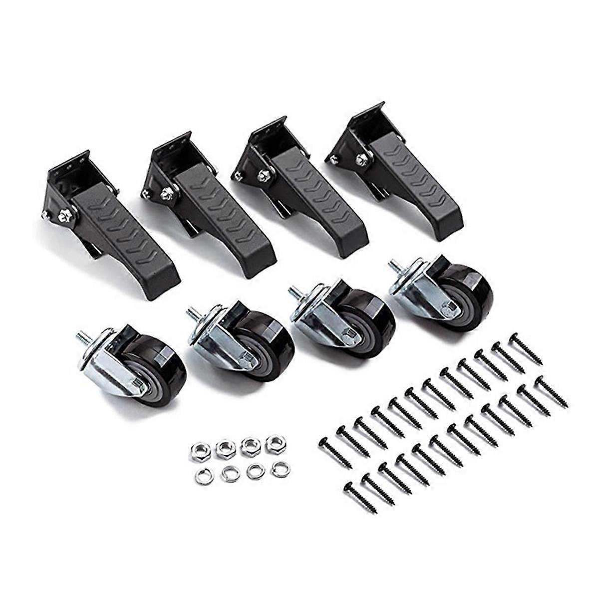 Workbench Caster Kit Heavy Duty Retractable Casters Workbench Wheels ...