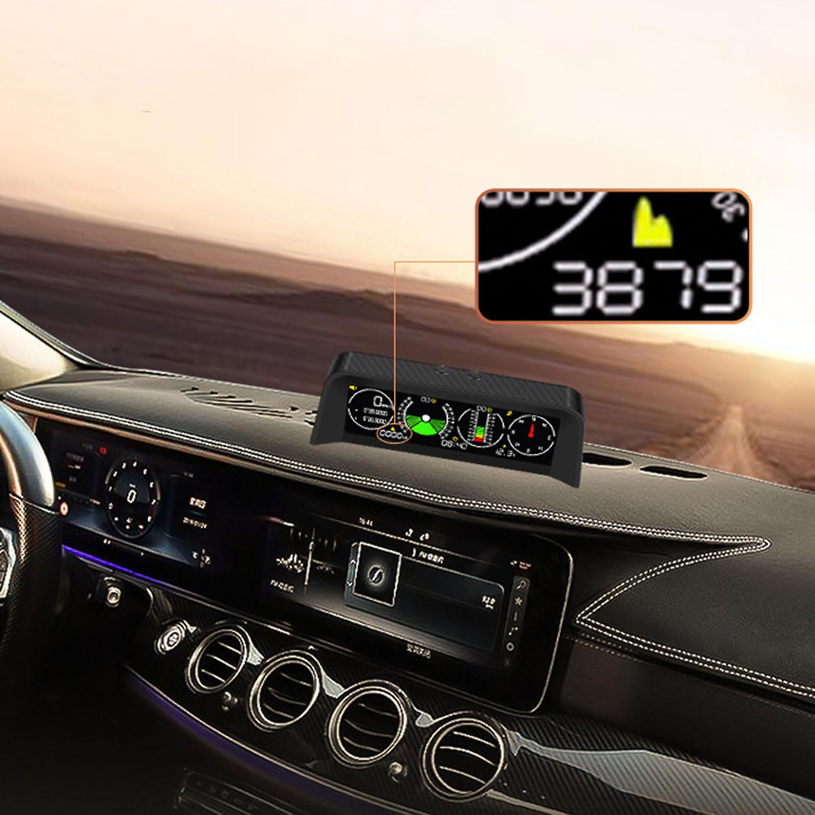 Digital Inclinometer Alarm Angle Gps Speed Slope Meter Vehicle Tilt ...