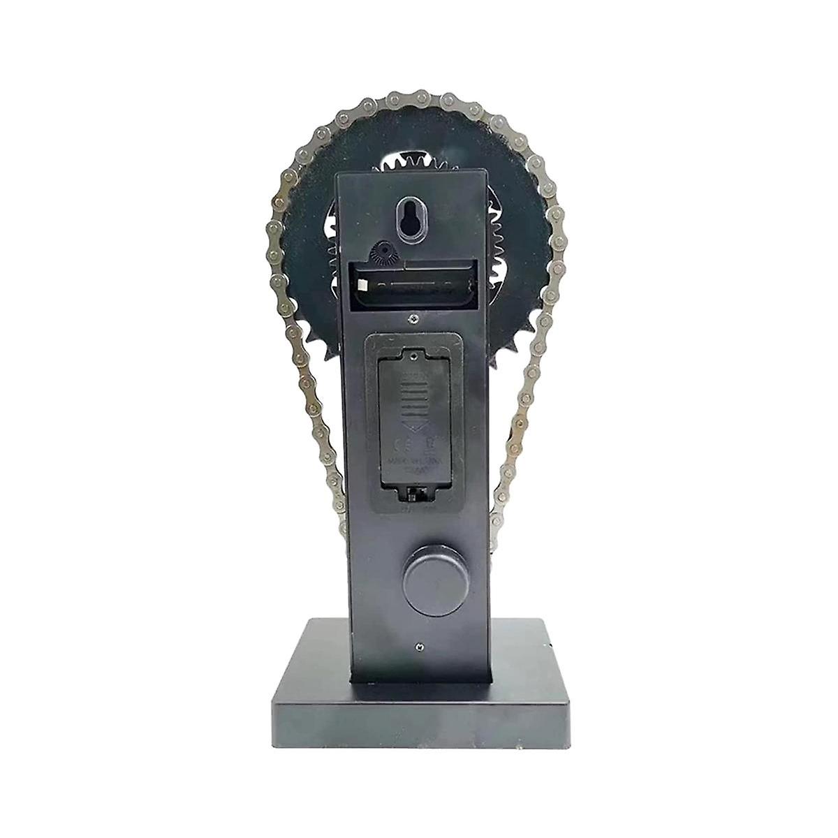 Steampunk Clock With Movement Home Decor Rotating Gear Clock Timing ...