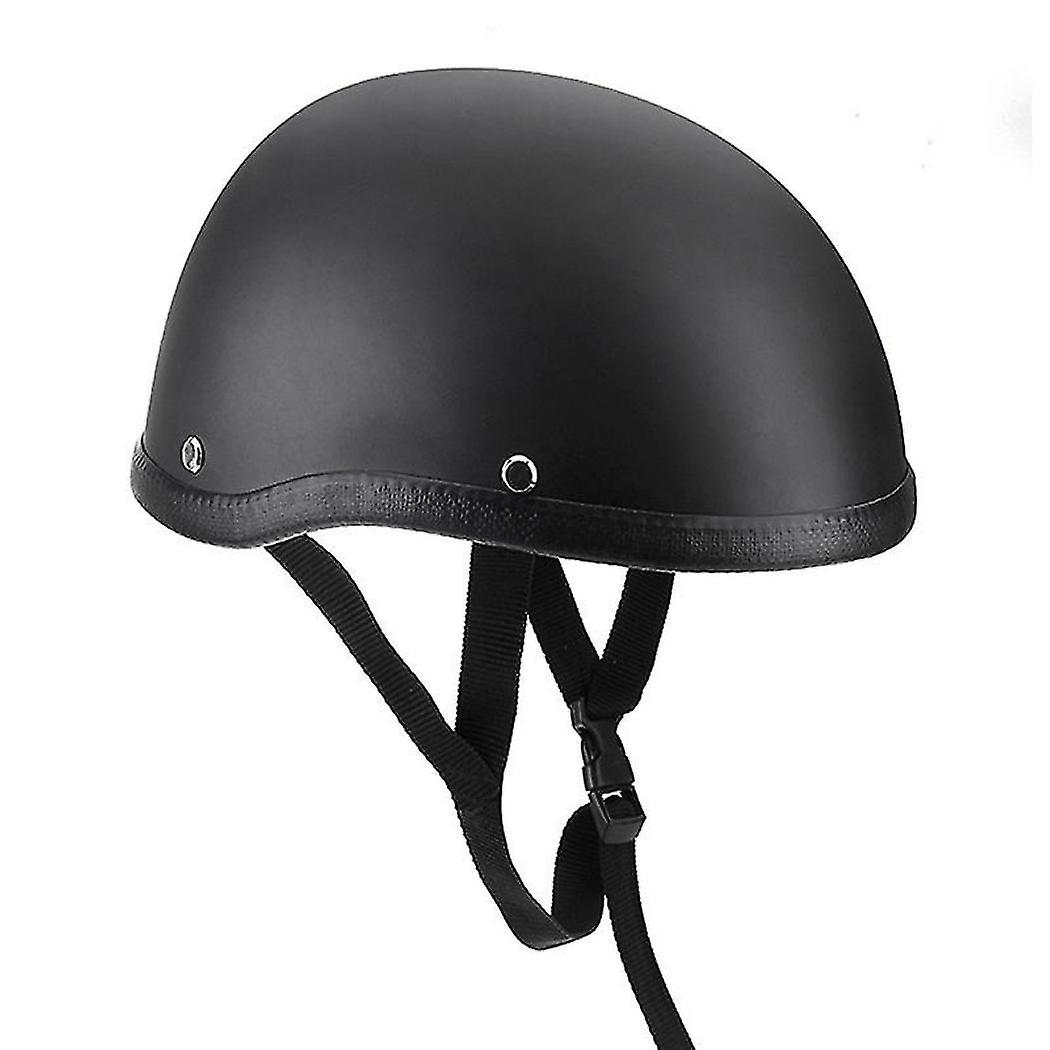 Skull Cap Motorcycle Helmet Vintage Half Face Helmet Retro German Style ...