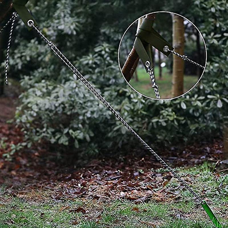 Tree Stake Kit With Strap Strong Rope And Stakes - Tree Stake Kit With ...