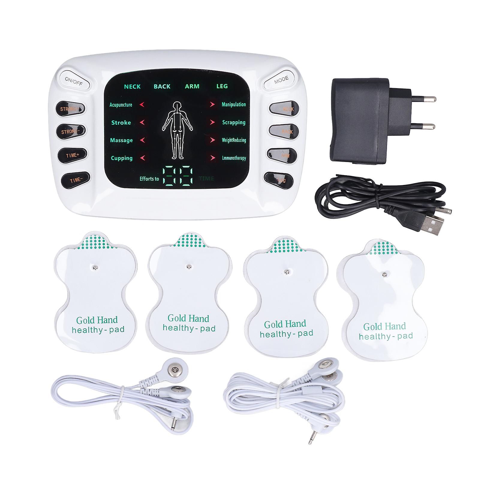 Micro Current Massage Machine 8 Modes 15 Gears Muscle Relaxing ...