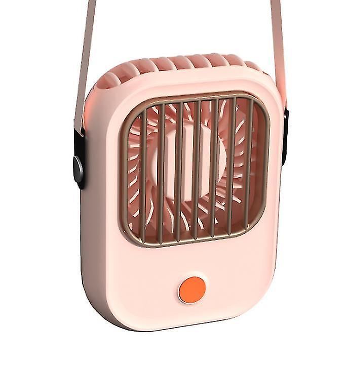 Pink usb portable handheld fan, hanging neck pocket lazy fan az18226 ...