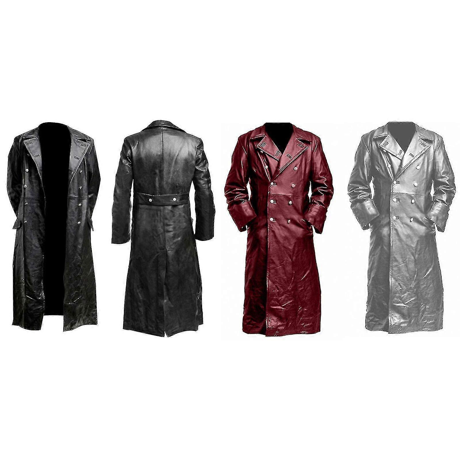 German Classic Military Officer Ww2 Uniform Cosplay Genuine Leather ...