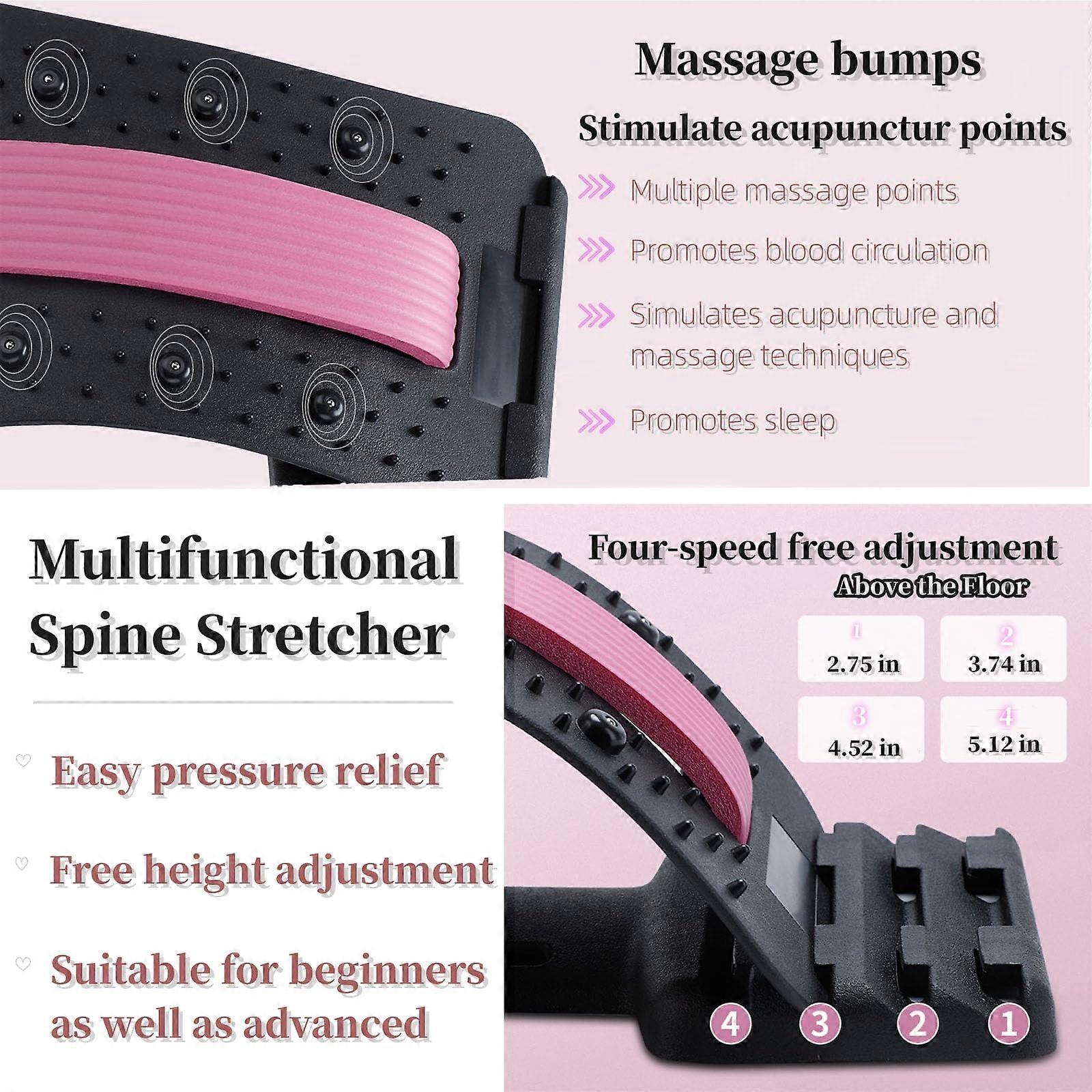 Back Stretcher, Back Massager, Back Stretcher for Lower and Upper ...