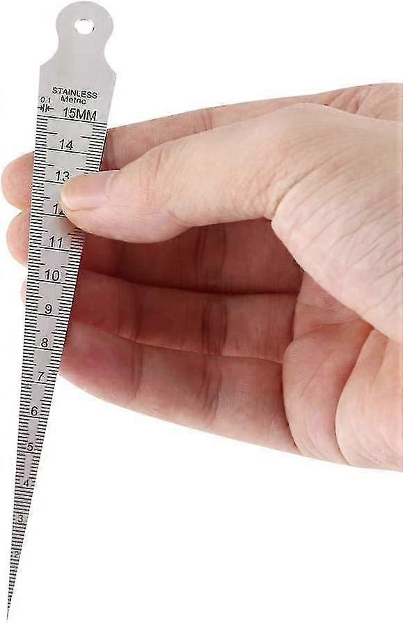 Taper Gauge Wedge Feeler Hole Gauge Stainless Aperture Scale Wedge ...