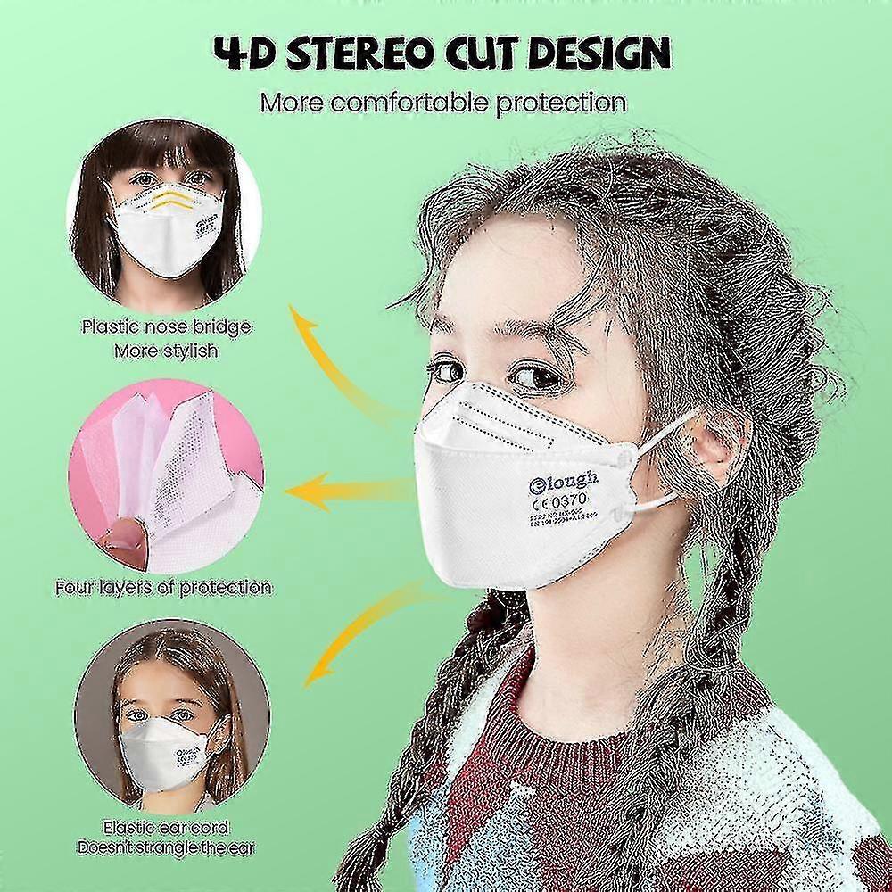 10-100pcs Mascarillas Nios Fpp2 Homologada Kn95 Children Mask 4-layer ...