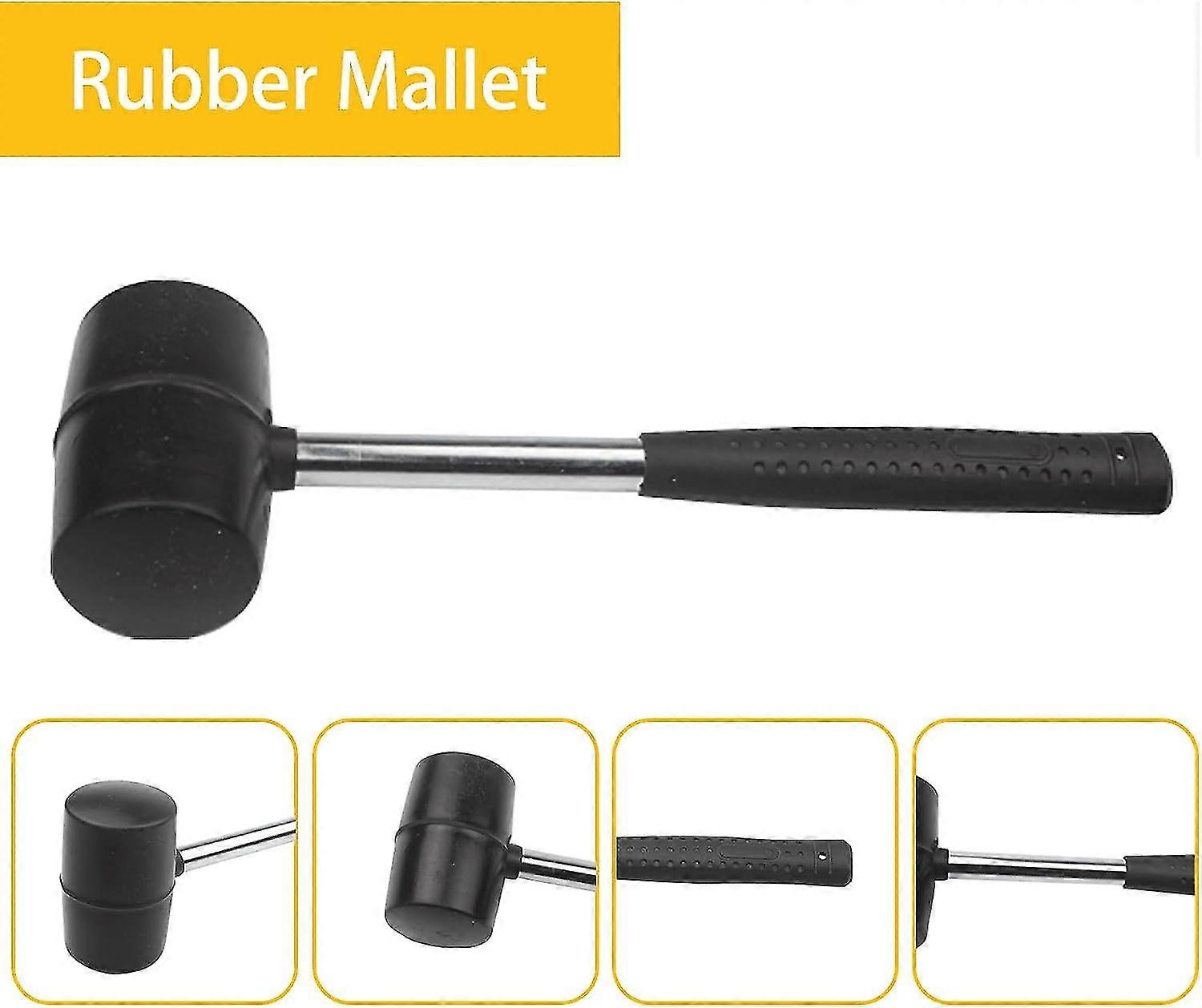 Window Glazing Tool Kit, Multi-functions Rubber Hammer, Knife Chisel ...