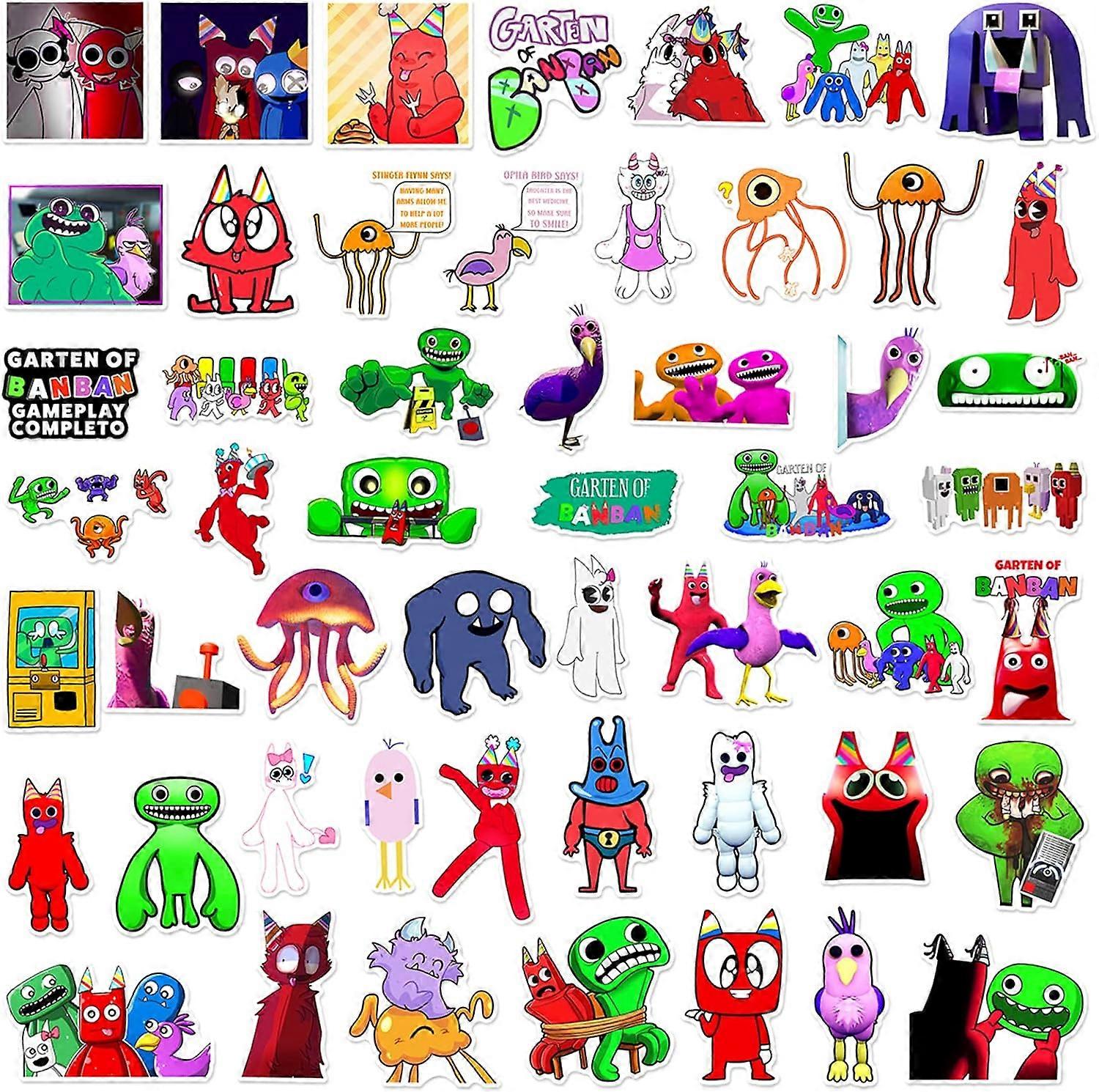 50Pcs Garten of Banban Stickers for Laptop Phone Luggage Waterproof ...