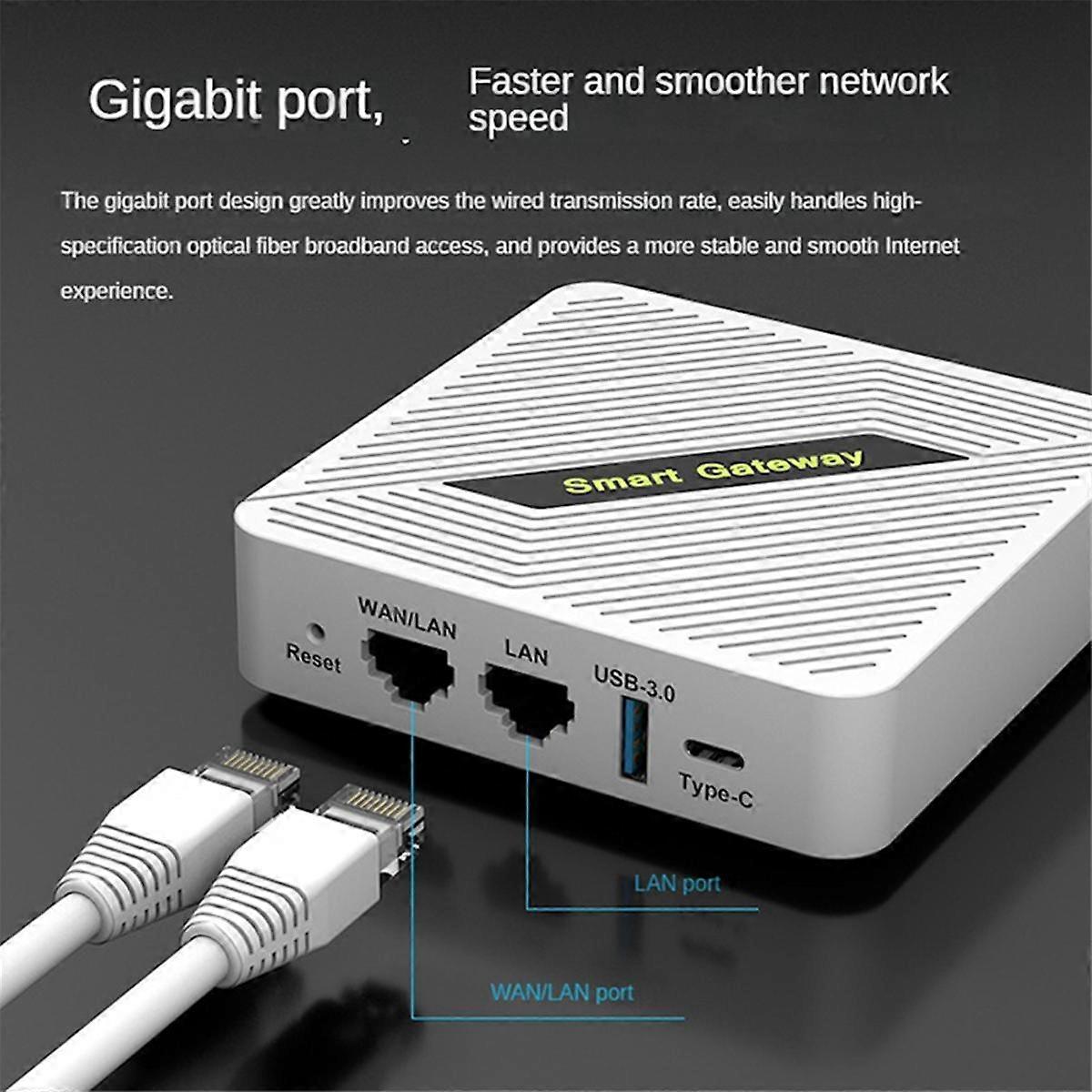 Mini WIfi6 reititin AX1800 DualBand 2.4 / 5GHz reititin Gigabit ...