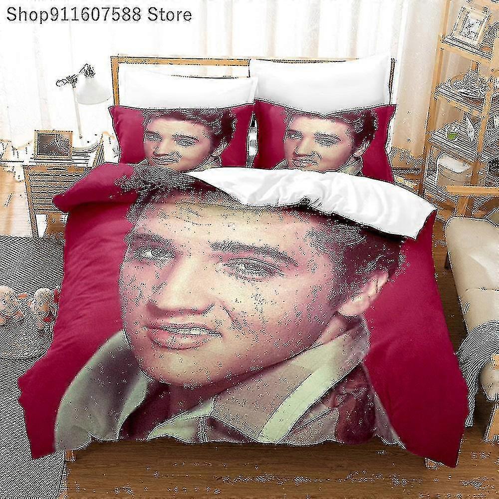 3d Elvis Presley Singer Bedding Set Fashion 3d Duvet Cover Set Luxury ...