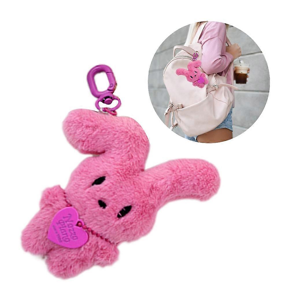 Plush Keychains Bag Pendant Cute Rabbit Shape Backpack Pendant Plush ...