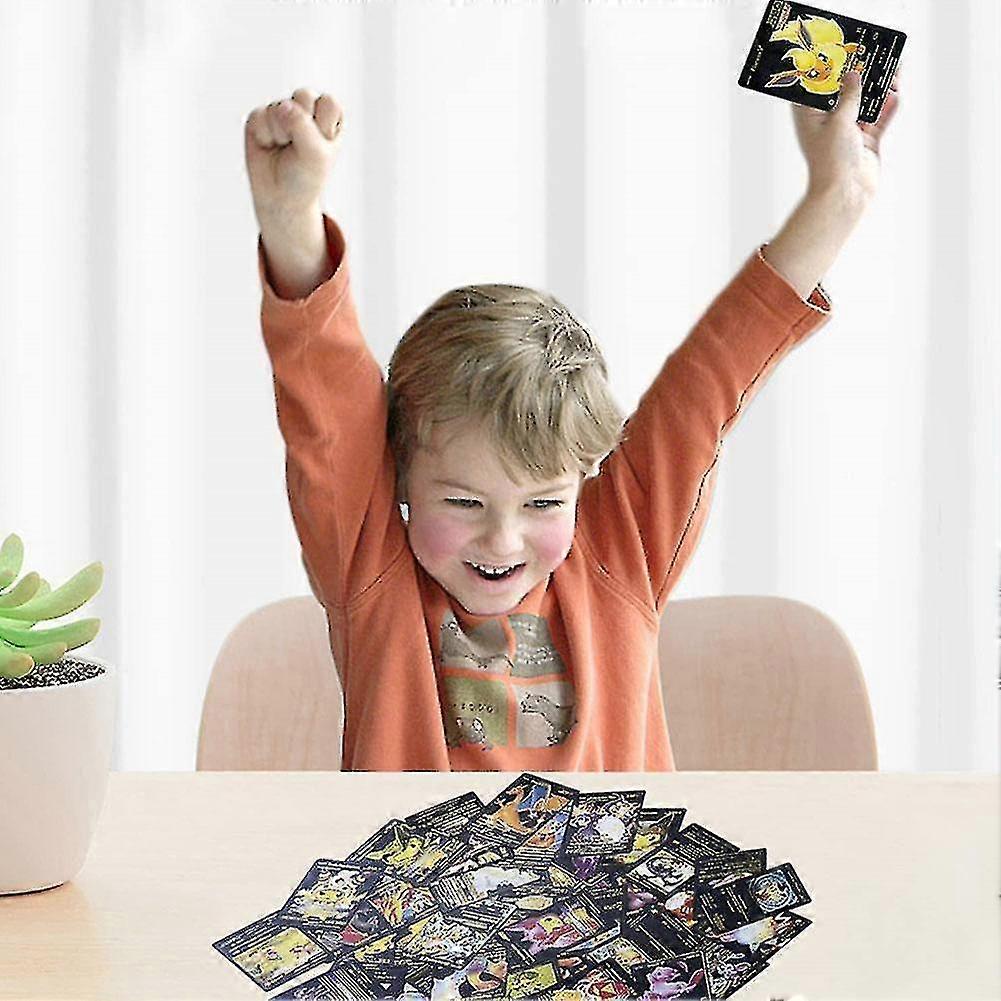 Pokemon Cards Metal Gold Silver Pokemon Cards English Card Version ...
