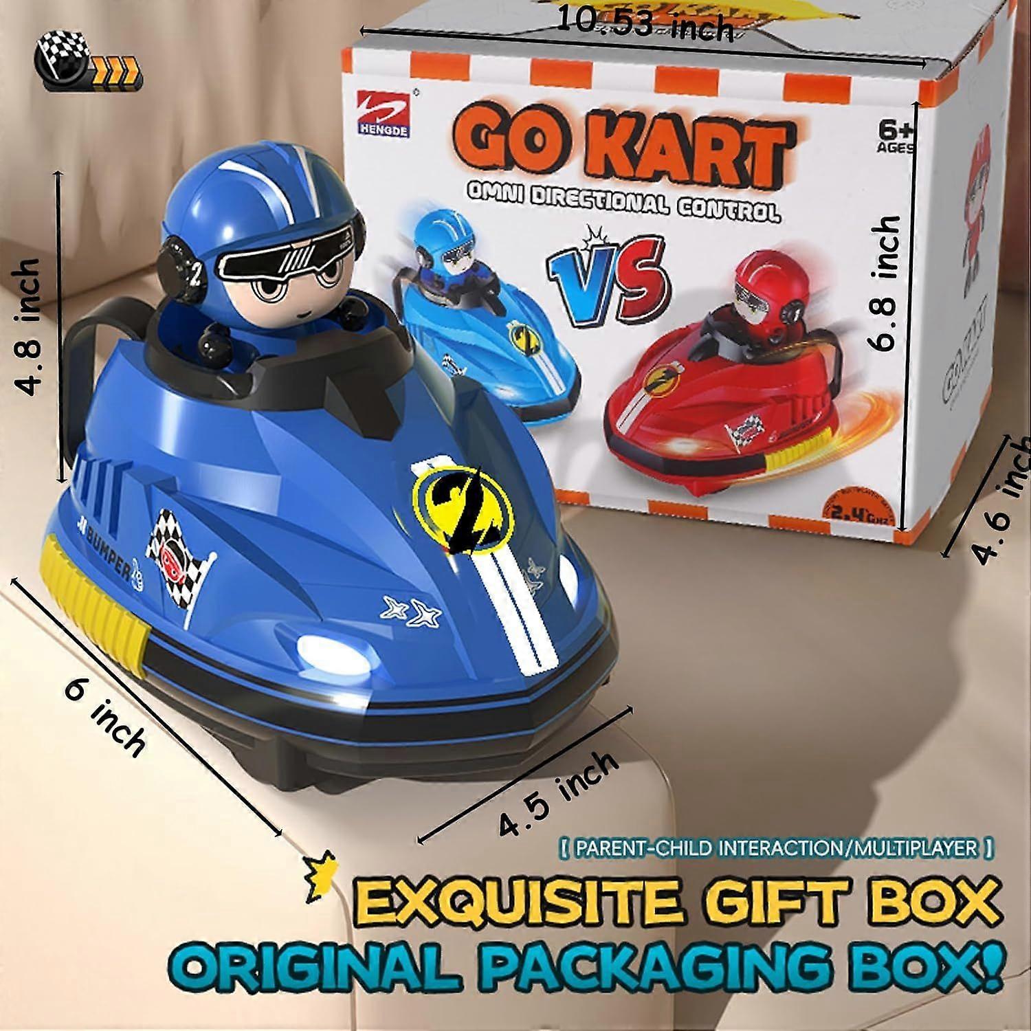 SBSG 2 Pack Remote Control Battle Bumper Car for Toddlers, Radio ...