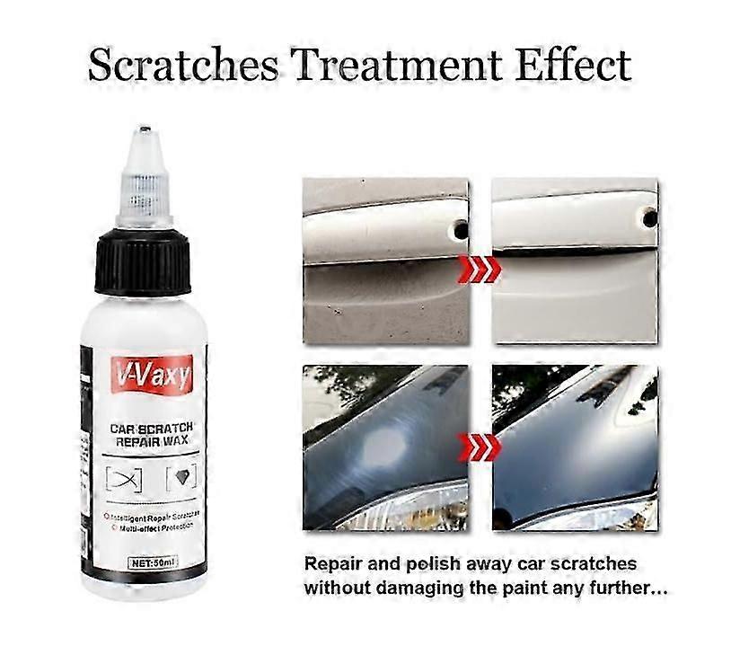 3PCS Ultimate Paint Restorer, V-Vaxy Car Scratch Repair Wax, Car Buff ...