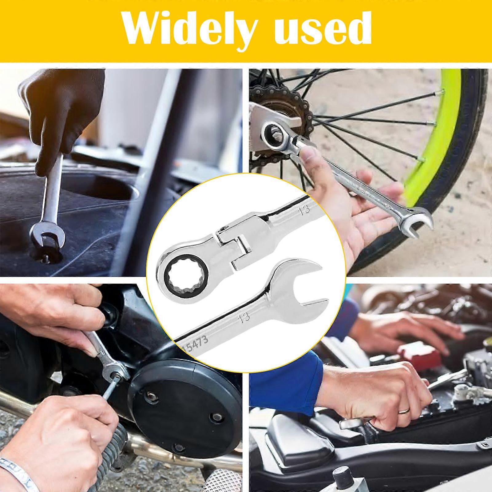 13Mm Ratcheting Combination Wrench, High Strength Material Chrome ...