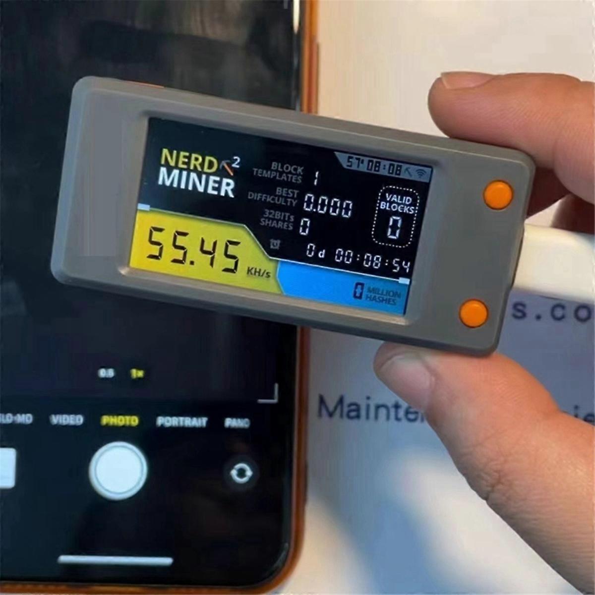 Bitcoin Nerd Miner V2.0 T-Display-S3 BTC Crypto Solo Lotterie Nerdminer Miner LCD Display 78KH/S ...