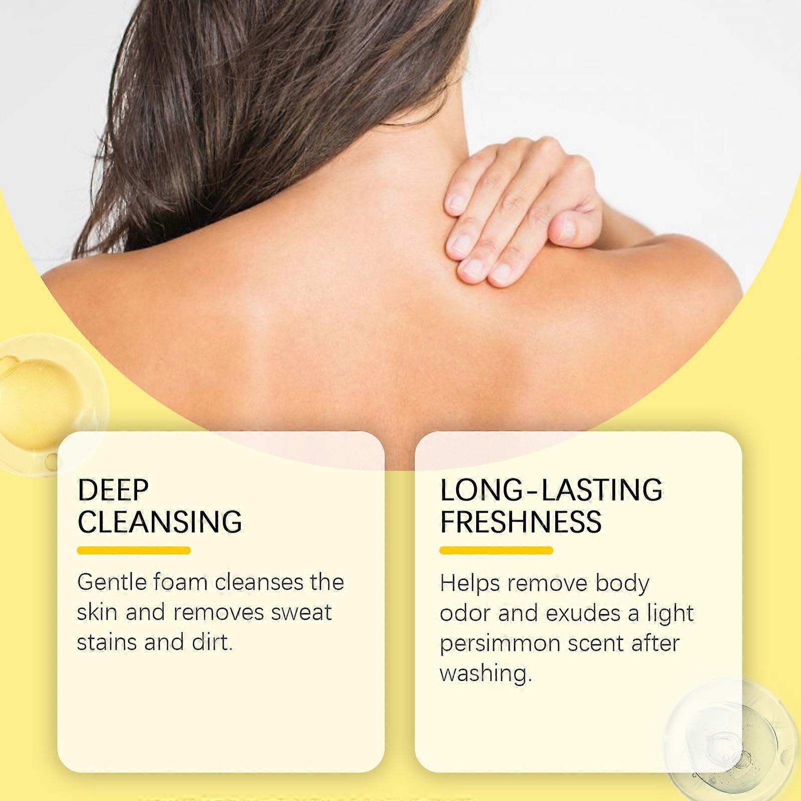 Persimmon Soap Bar For Body Odor Control Purifying Deodorizing Wash ...