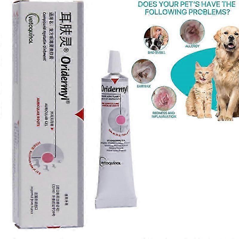 Ear Mites Treatment for Dogs and Cats - 10g Ear Drops for Itchy Ears ...
