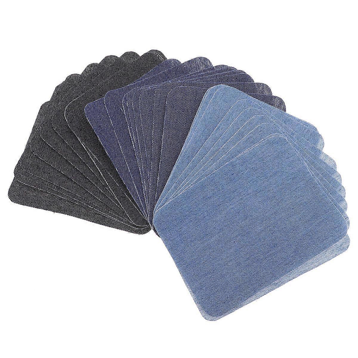 30pcs Self-adhesive Jeans Cloth Sticker for Clothing Patch Iron On ...