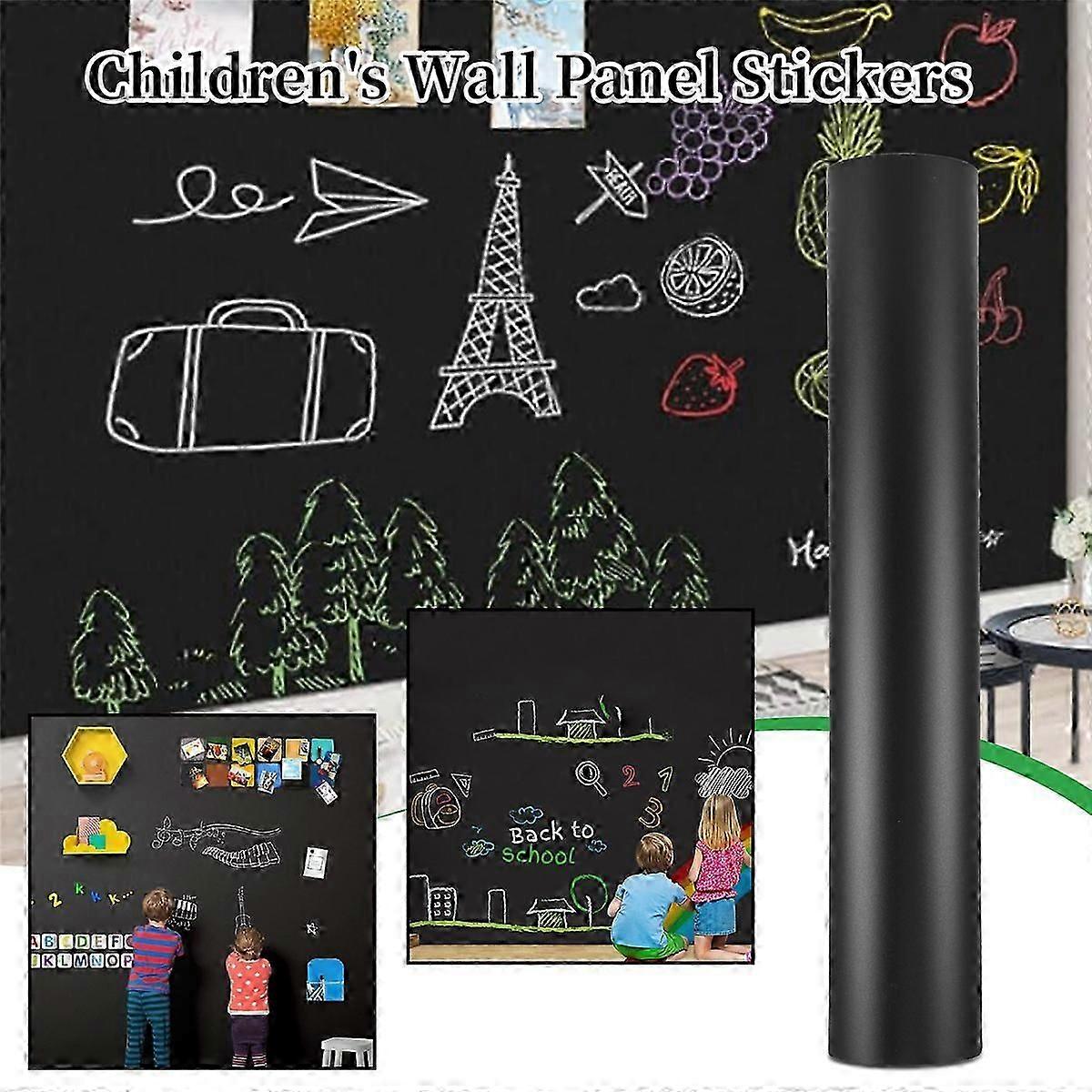 45X100cm Magnetic Chalkboard Wall Stickers Children Chalk Drawing Note ...