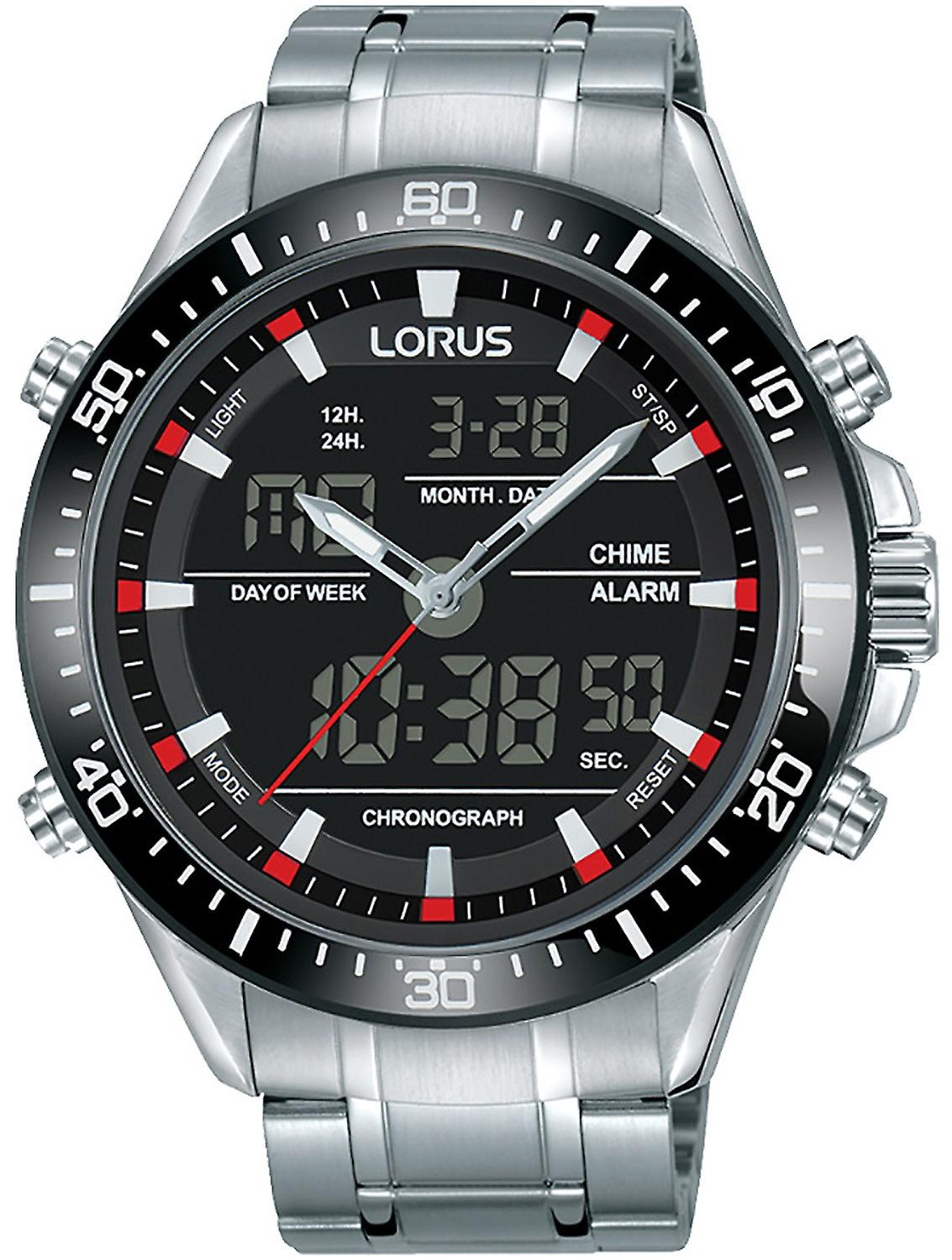 Lorus sport man Analog/Digital Quartz Men's Watch with Stainless Steel ...