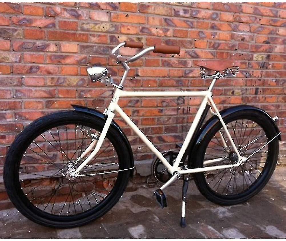 Retro Super Bright Led Bicycle Front Head Light Chrome Visor Bullet ...