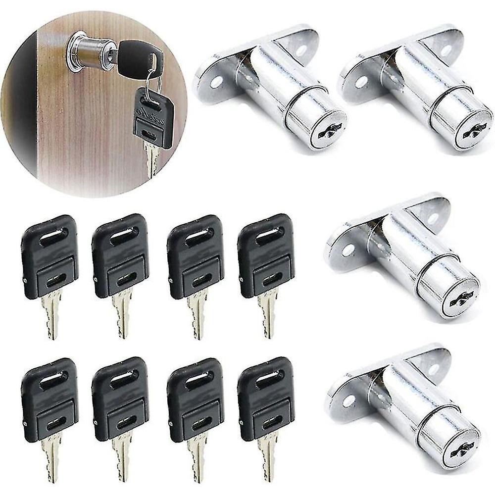 Pcs Zinc Alloy Drawer Cabinet Lock, Sliding Door Cabinet Lock For ...