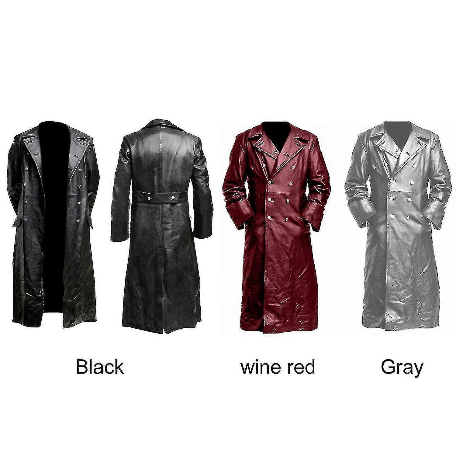 German Classic Military Officer Ww2 Uniform Cosplay Genuine Leather ...