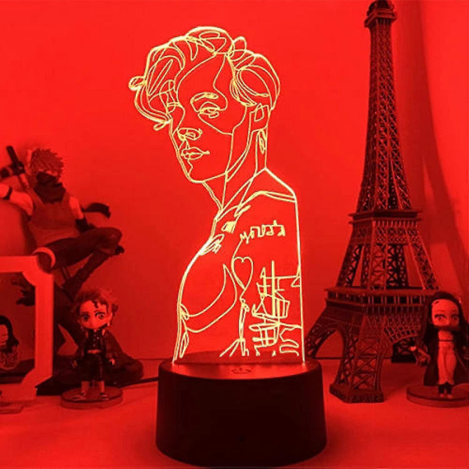 3d Night Light, Harry Styles Lamp 16 Color With Remote And Smart Touch ...