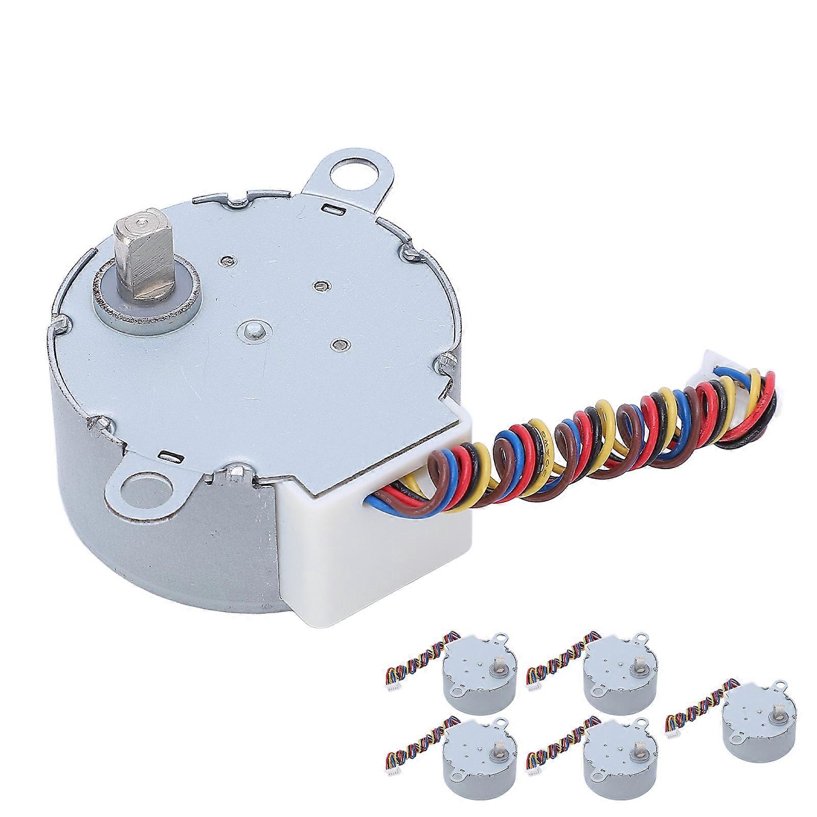 5Pcs DC 5V Stepper Motor with Cable Large Torsion Copper Coil Stepping ...