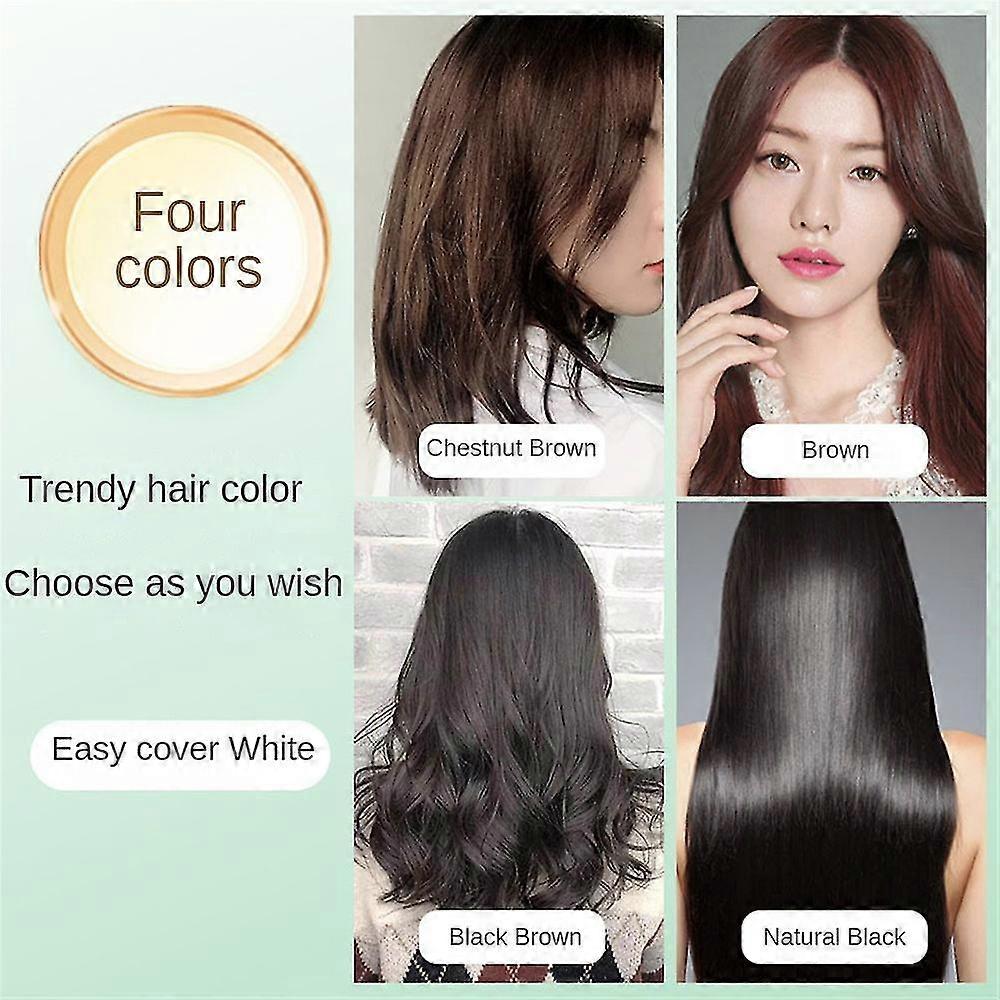 Natural Plant Hair Dye Bubble New Botanical Based for Grey Hair Color ...