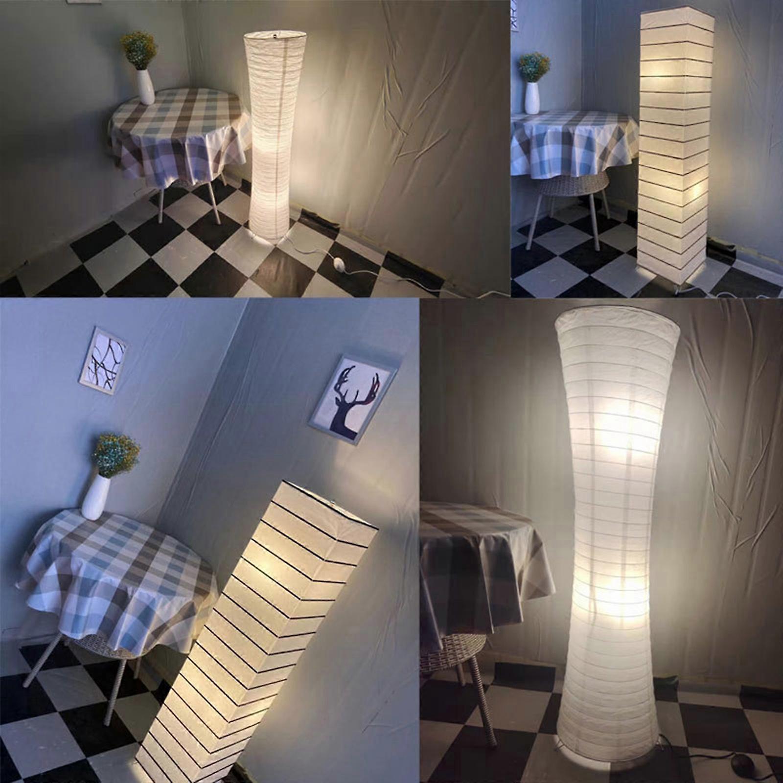 Japanese Style Rice Paper Floor Lamp Shade Standing Light Cover ...