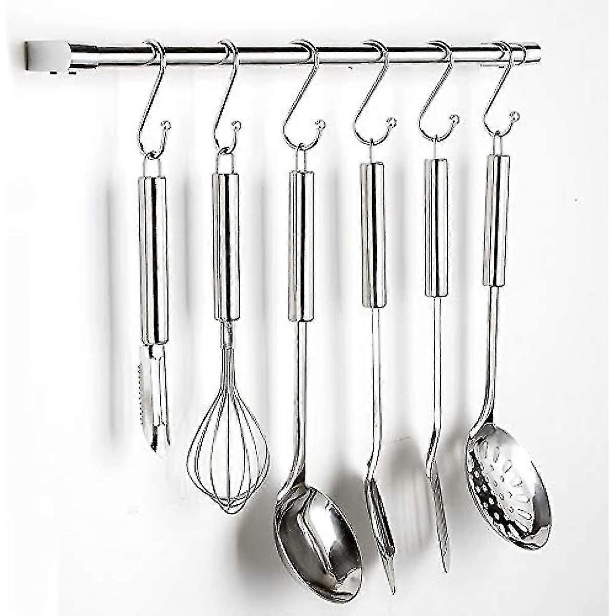 10 Pcs S Hooks, 12cm Large S Shaped Hooks Stainless Steel Heavy Duty ...