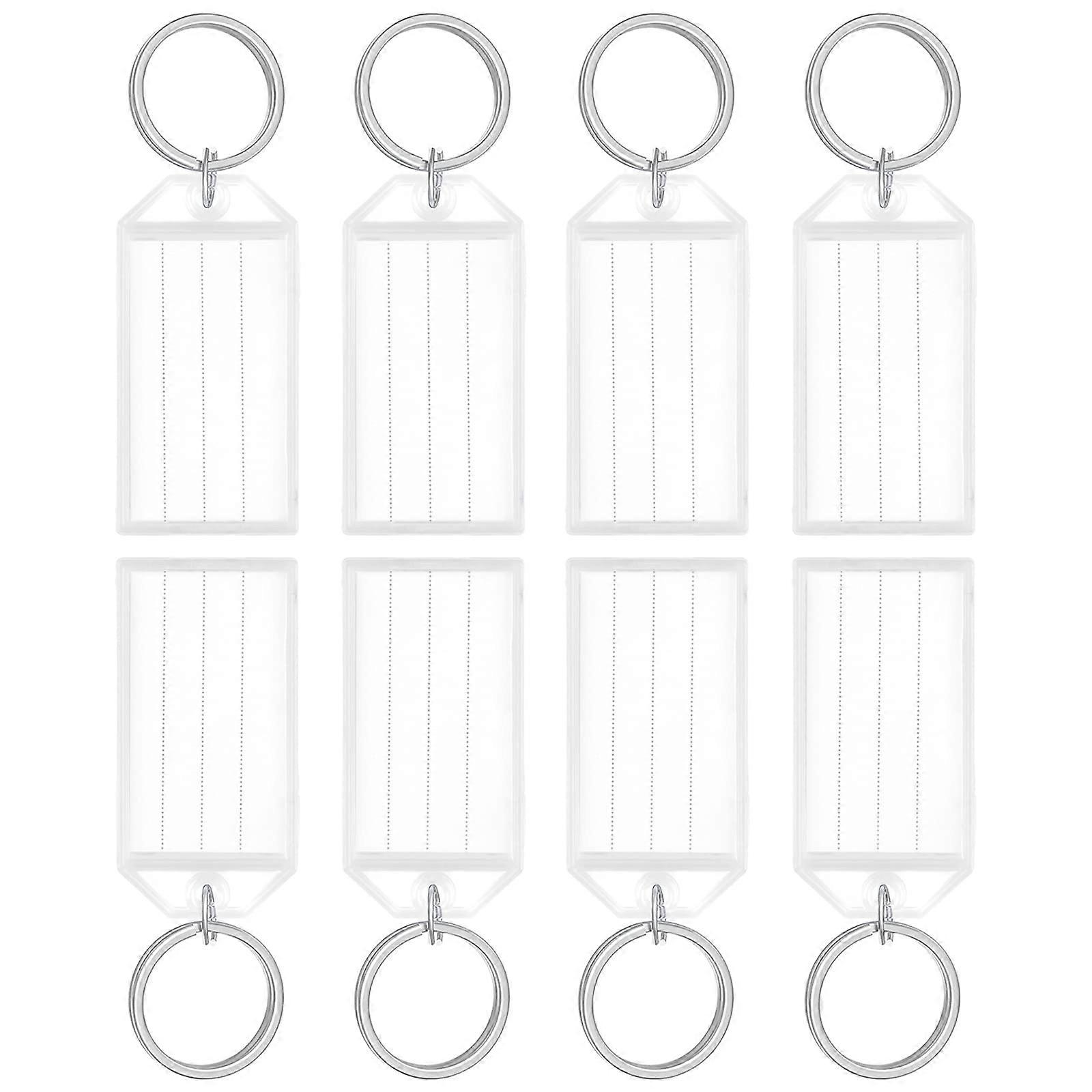 20 Pack 5cm Heavy Duty Plastic Labels with White Item Identifiers with ...