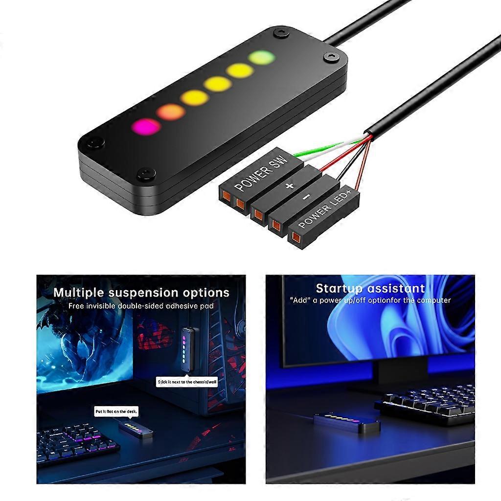 Desktop Computer Power Button Desktop PC Control Power SW LED Control ...