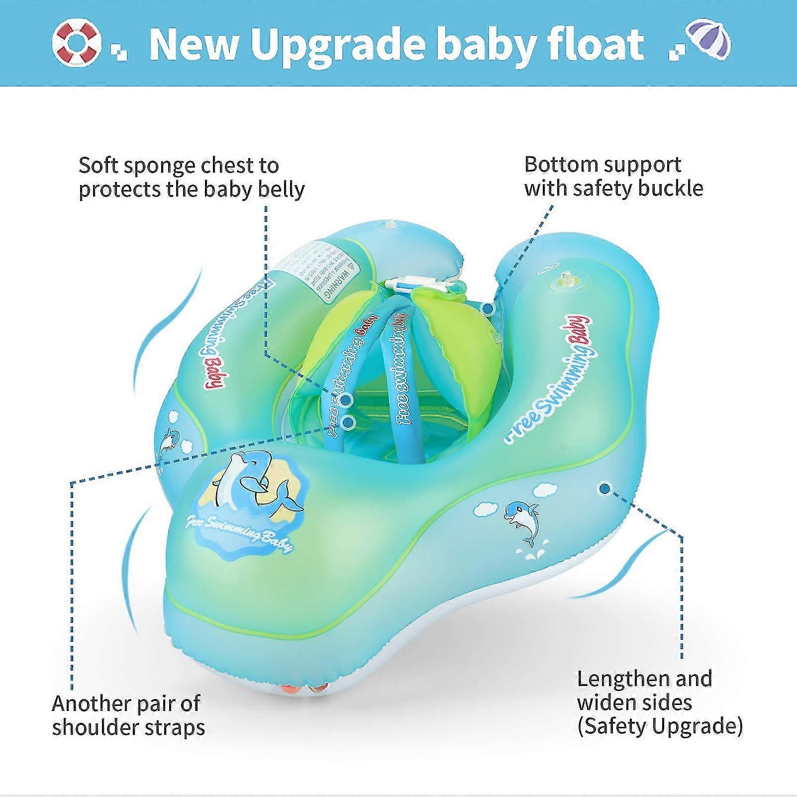 Free Swimming Baby Inflatable Baby Swim Float Children Waist Ring ...