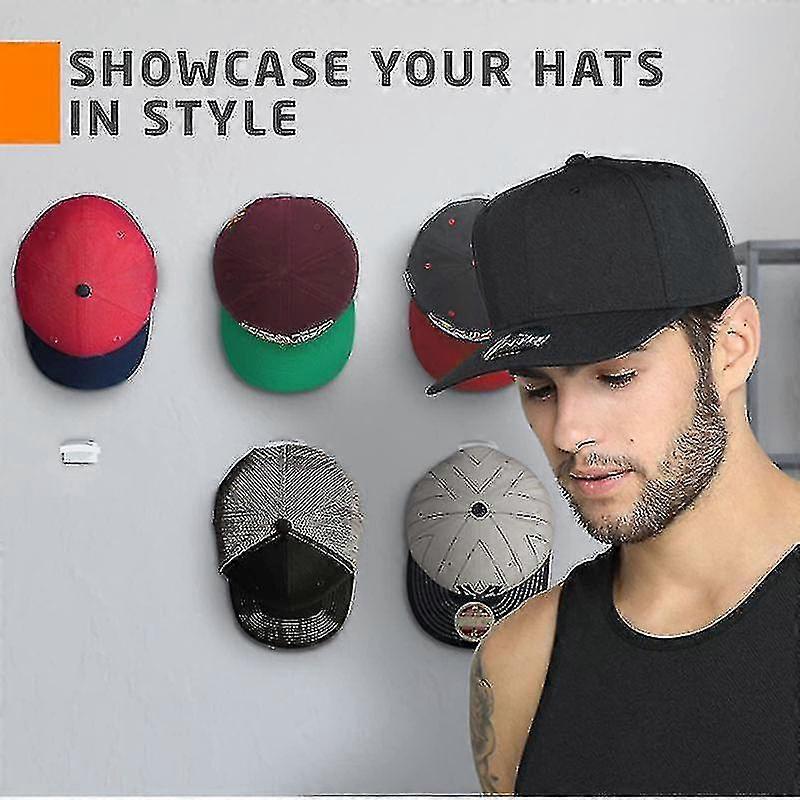32 Pcs Adhesive Hat Hooks For Wall Hat Racks For Baseball Caps Hat ...
